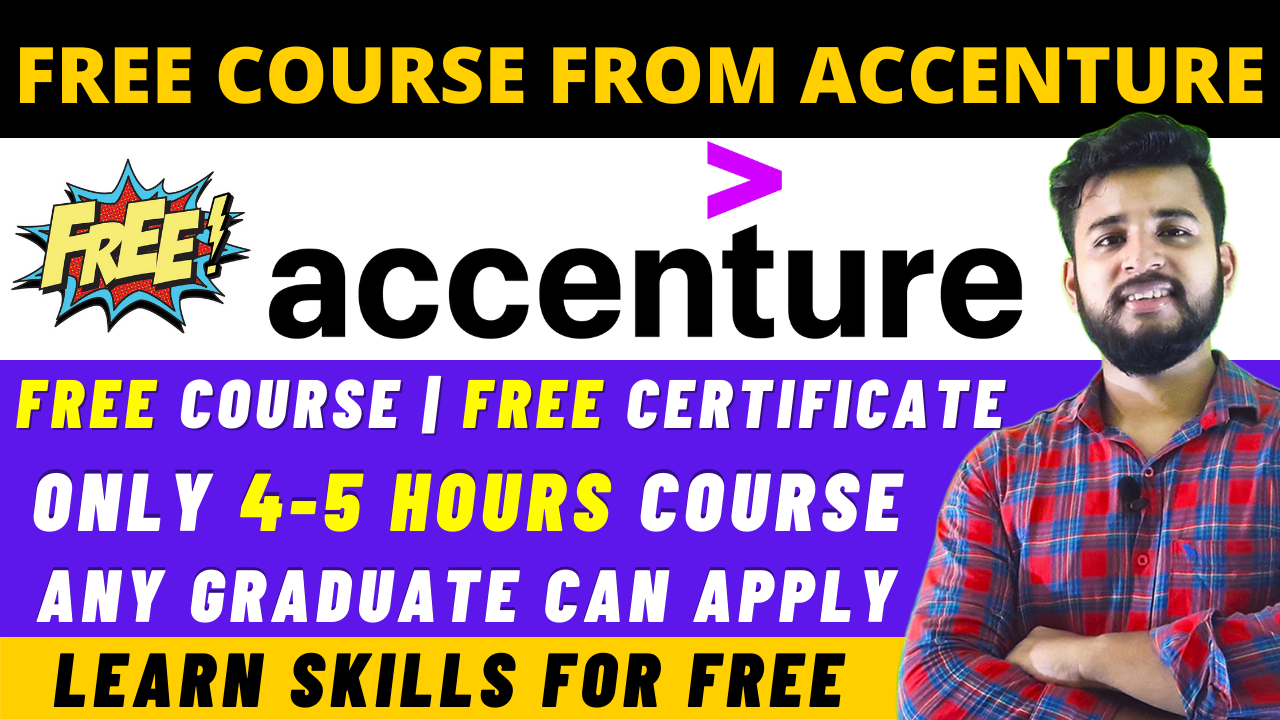 FREE Course From Accenture | Free Certificate No Experience Required ...