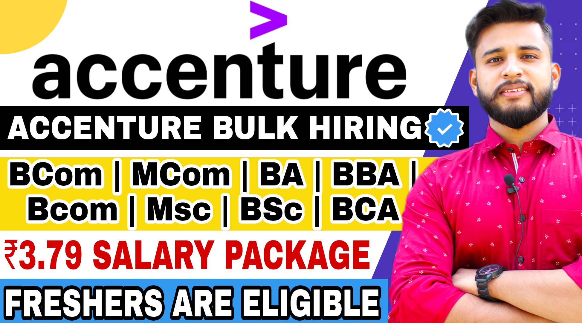 Accenture Off Campus Drive for System and Application Services Associate Position