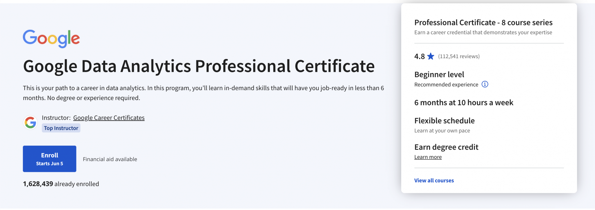 WORK FROM HOME JOB FOR FRESHER FROM GOOGLE | GOOGLE DATA ANALYST COURSE ...